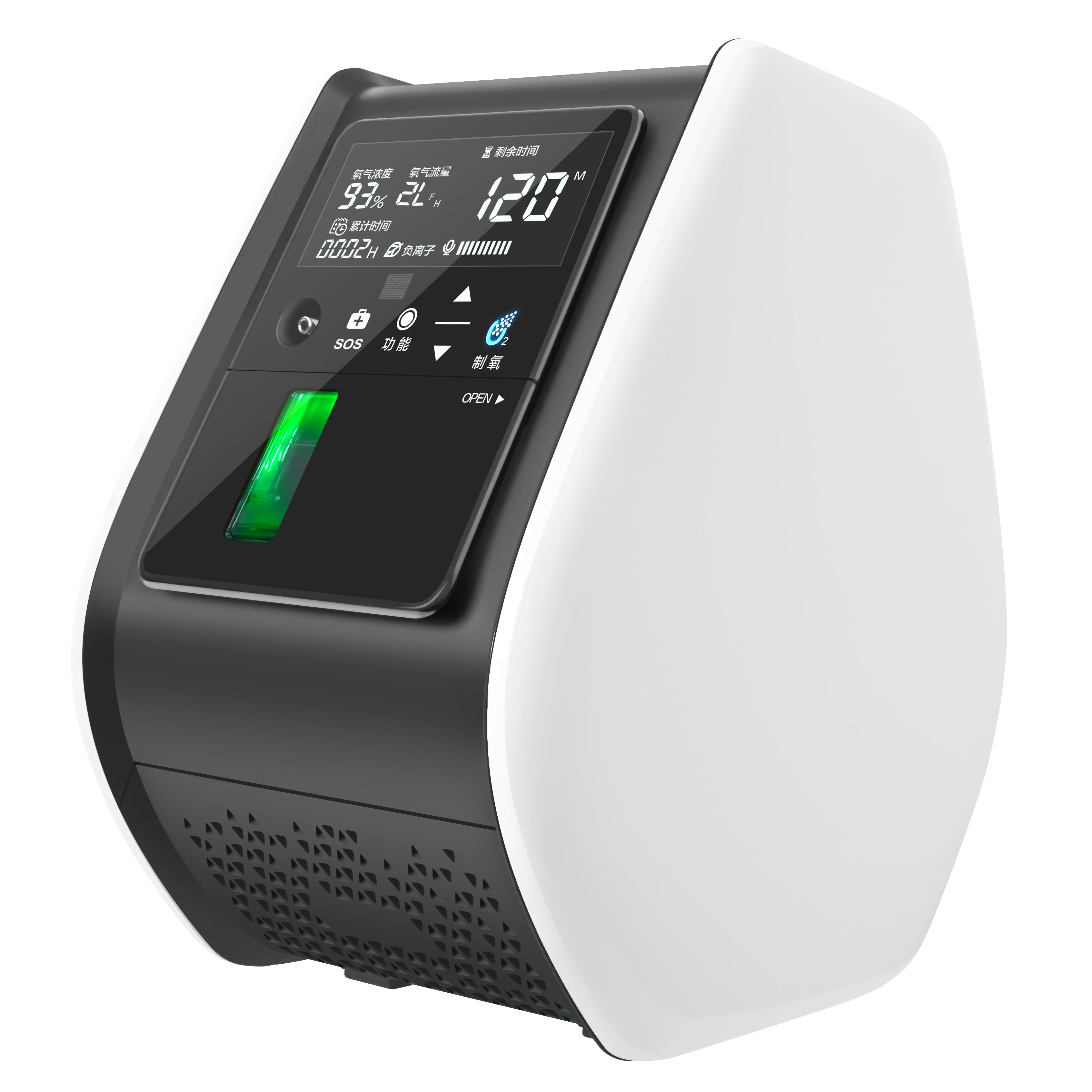 6L Continuous Flow Mini Oxygen Concentrator | Home Use Low Noise Oxygen ...