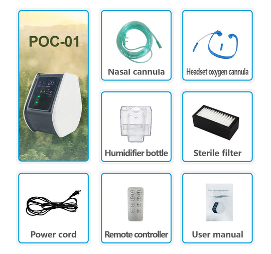 Home Use 6L Remote Control Oxygen Concentrator | 2-6L Adjustable ...