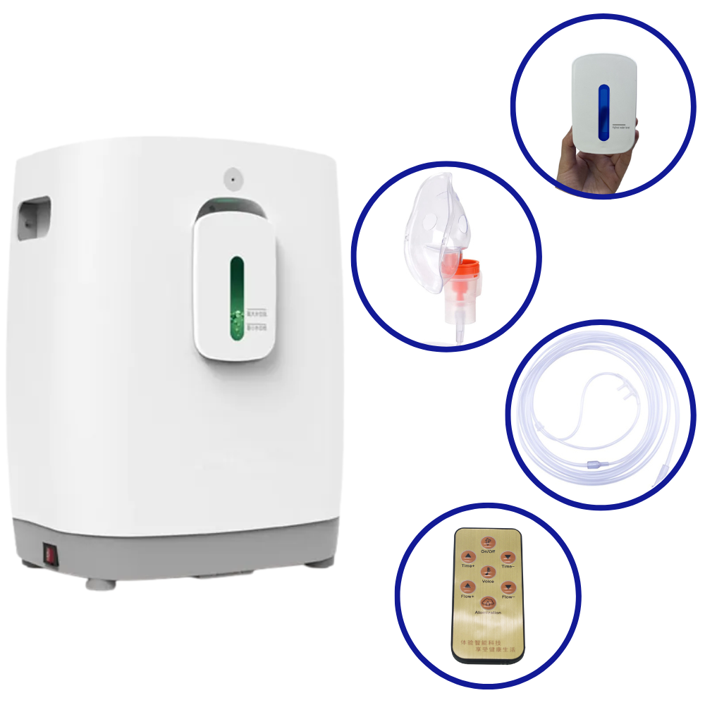 7LPM Continuous Flow 93% Purity Home Oxygen Concentrator With ...
